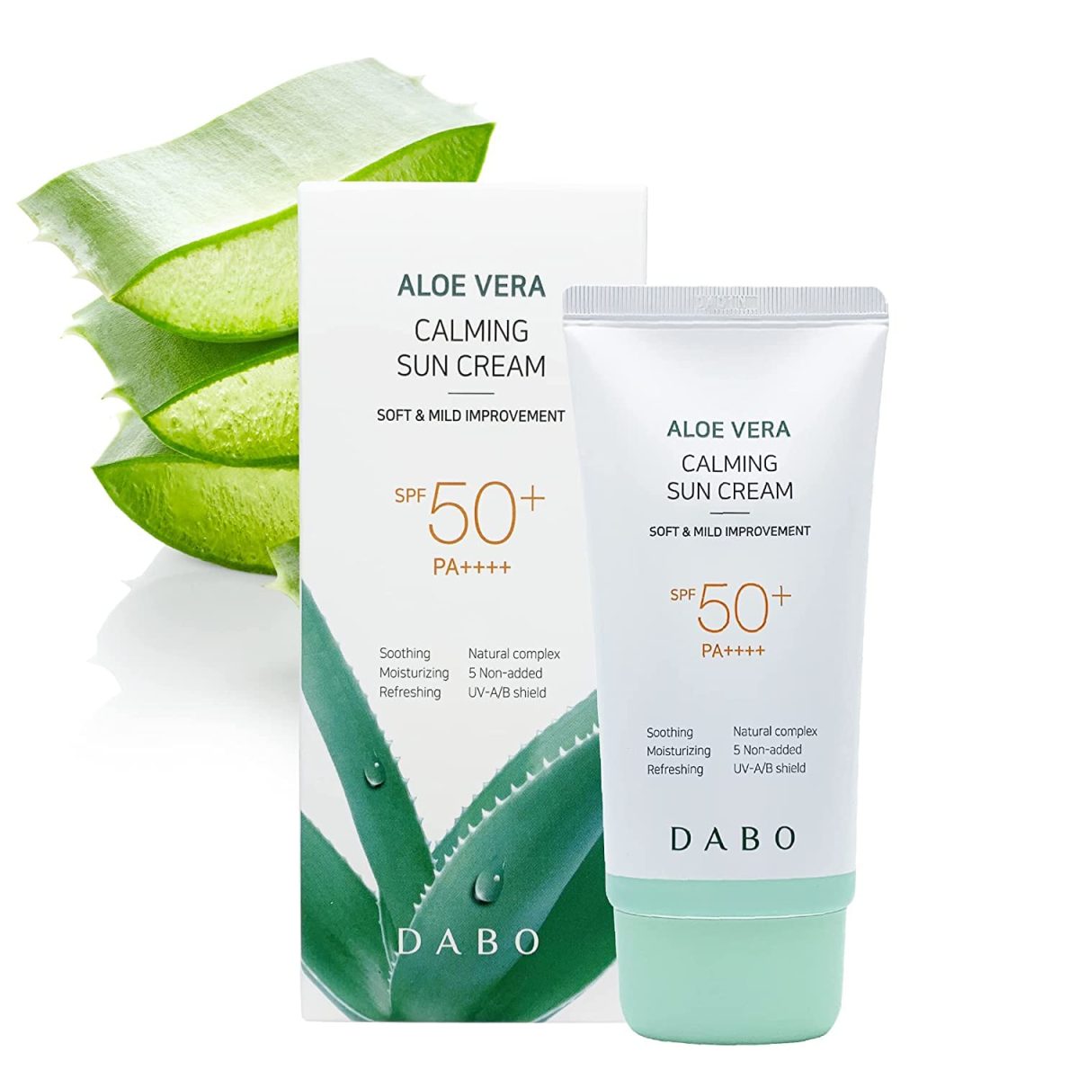 DABO ALOE VERA CALMING SUN CREAM SPF50+ PA++++ 70ml - A1 Traders
