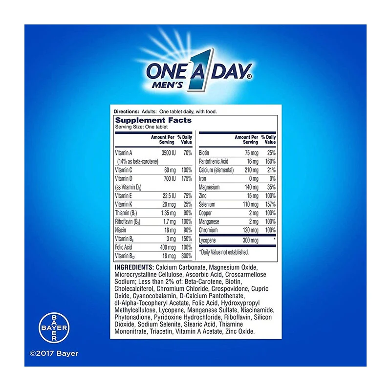 One A Day Men’s Health Formula – 300 Tablets - A1 Traders